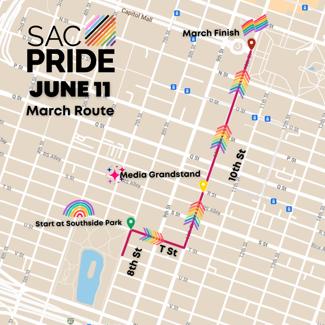 PRIDE MARCH - Sacramento Pride Weekend